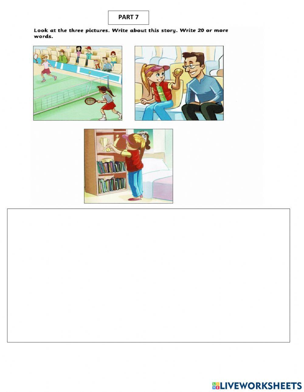 FLYERS READING - WRITING MOCK TEST online exercise for | Live Worksheets