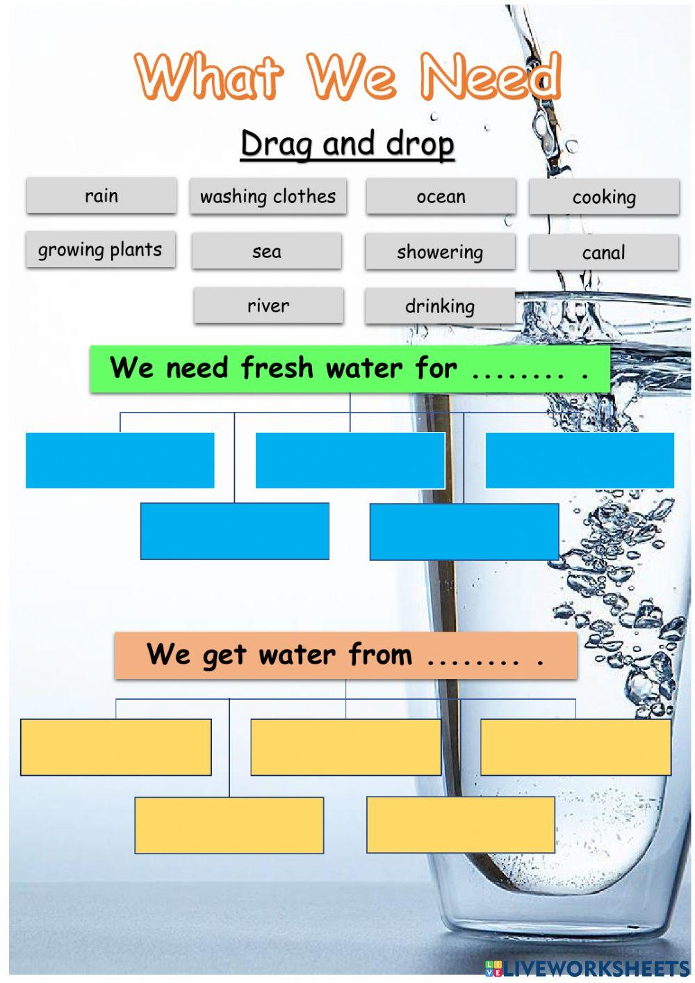1677106 | What we need | Wijittra2021 | LiveWorksheets