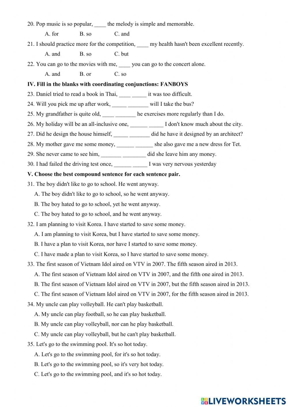 E10-unit 3-practice 1 worksheet | Live Worksheets