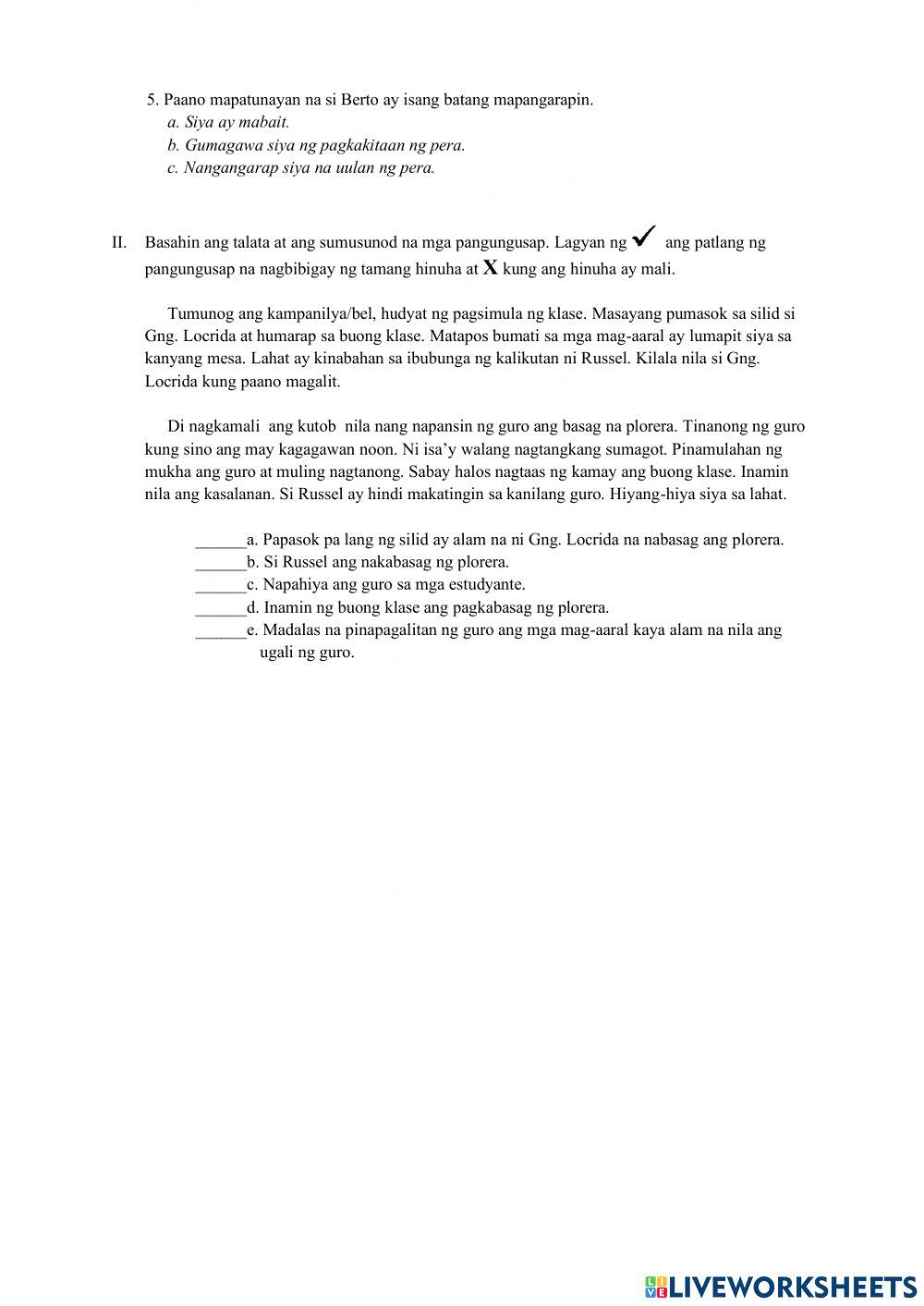 Ooo interactive worksheet | Live Worksheets