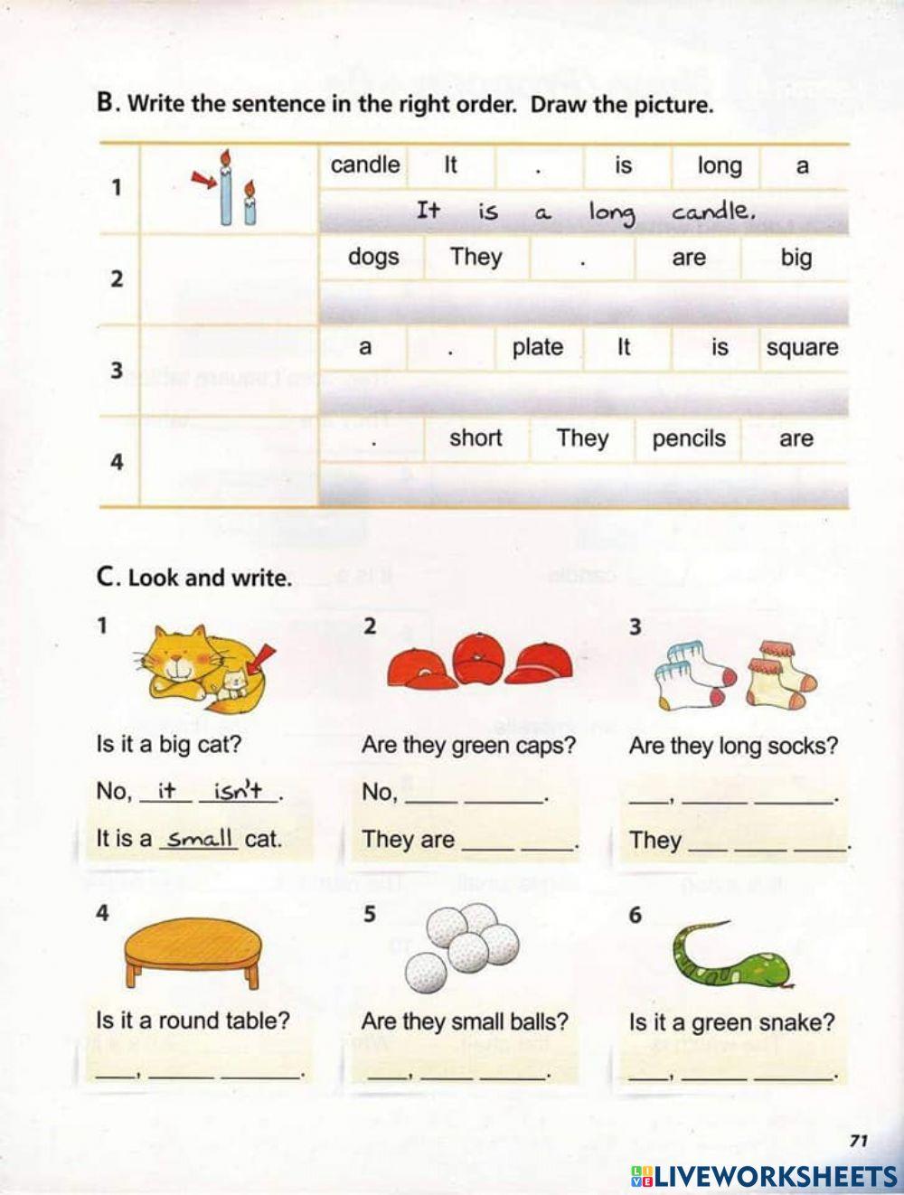 The things in familly worksheet | Live Worksheets