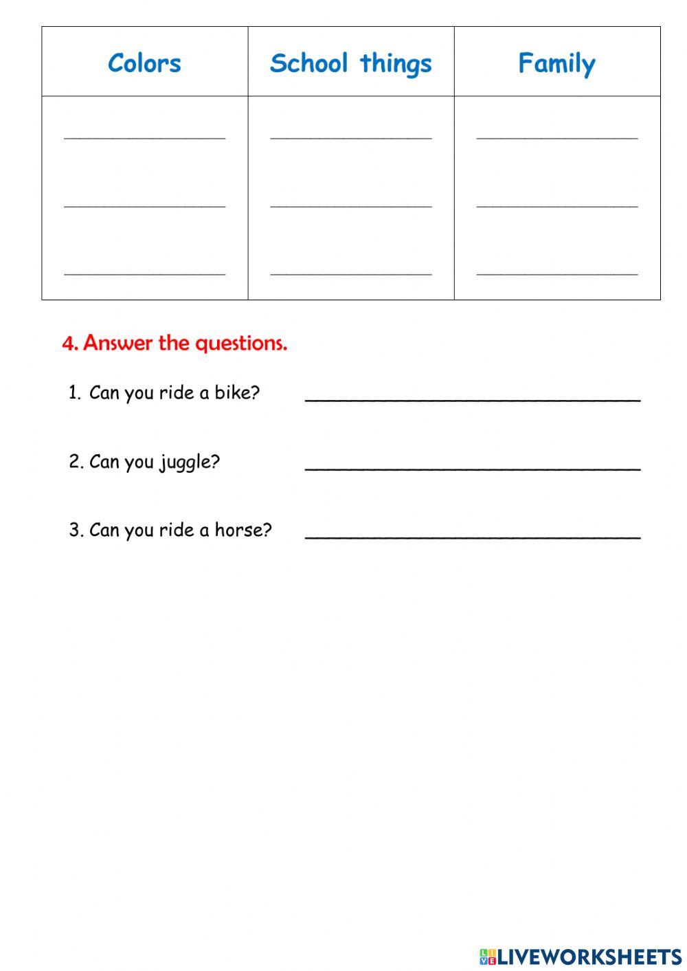 Let's play today! interactive worksheet | Live Worksheets