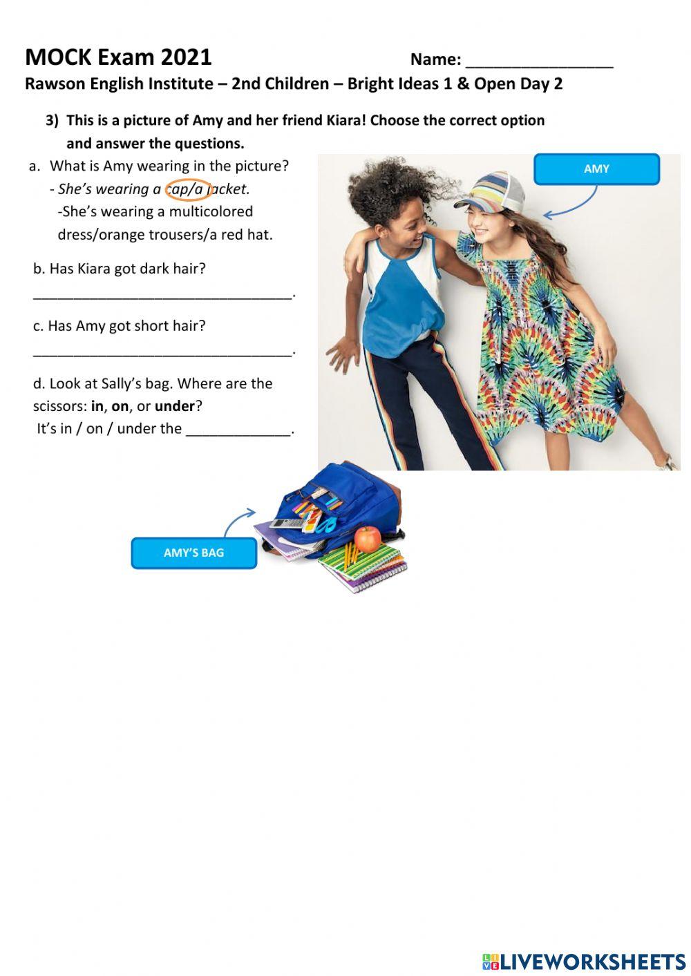 3492836 | Mock Exam 2c | Maiimo94 | Liveworksheets