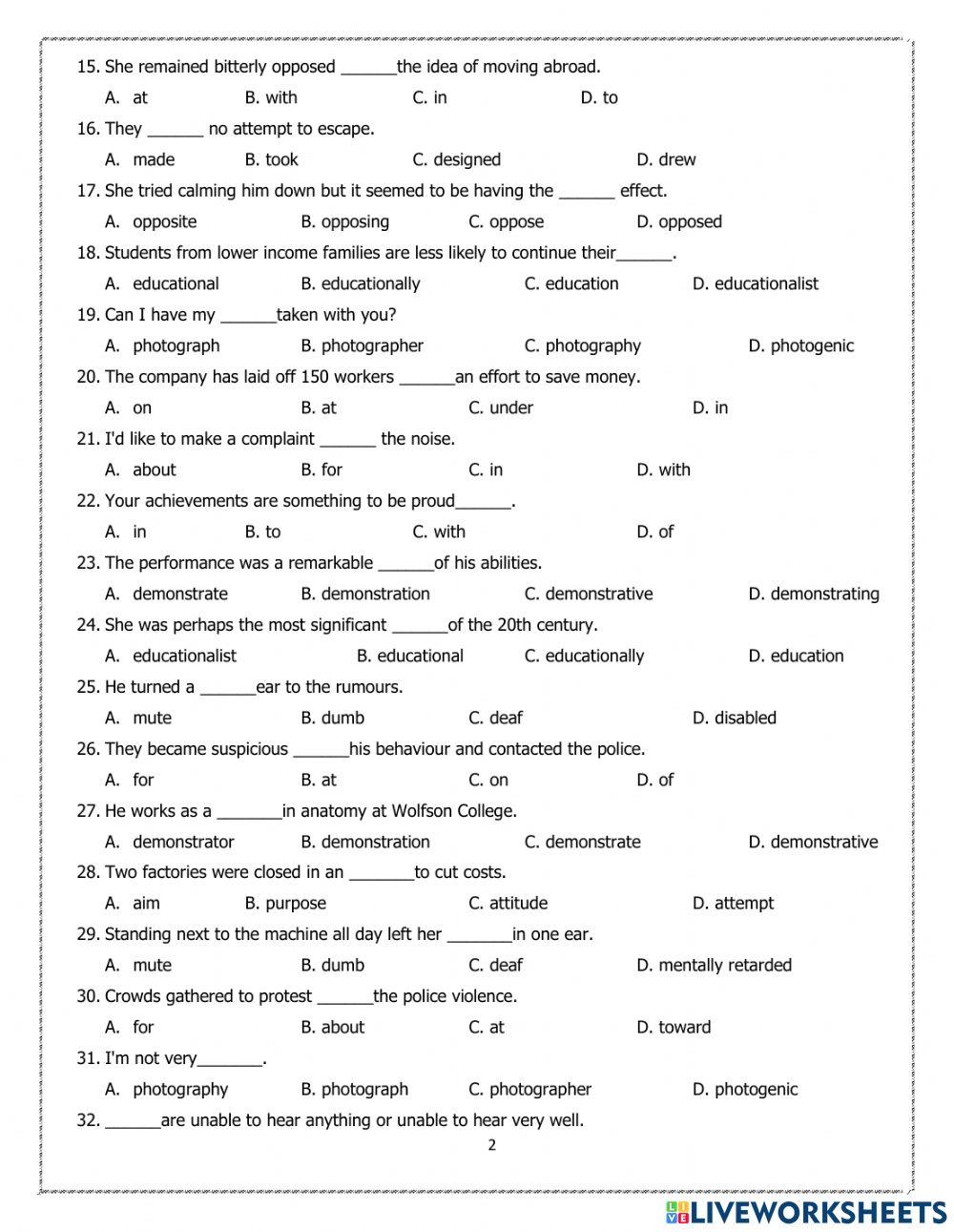 6784819 | UNIT 4 - E10 - VOCAB CHECKING TEST | Ms. Thúy