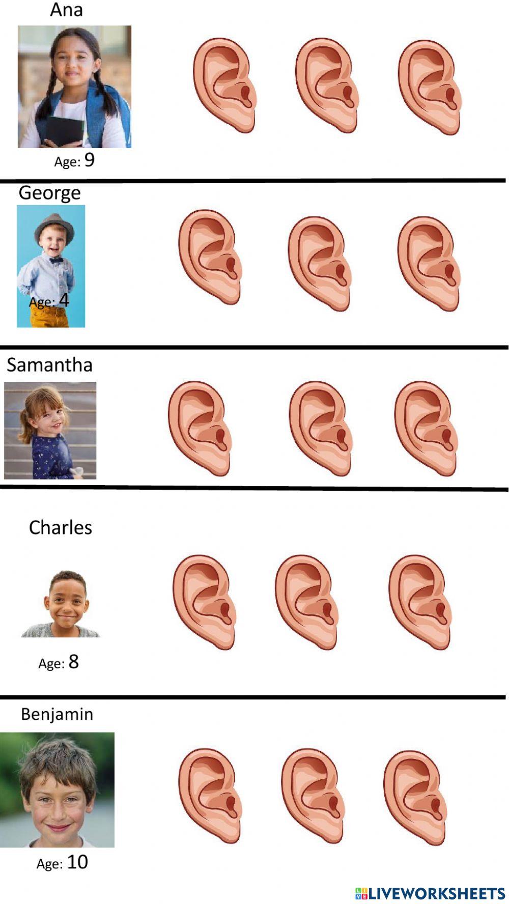 How old is he? activity | Live Worksheets