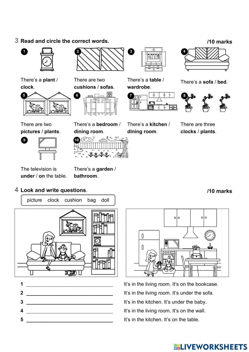 UNIT 8 - Kids 1 online exercise for | Live Worksheets