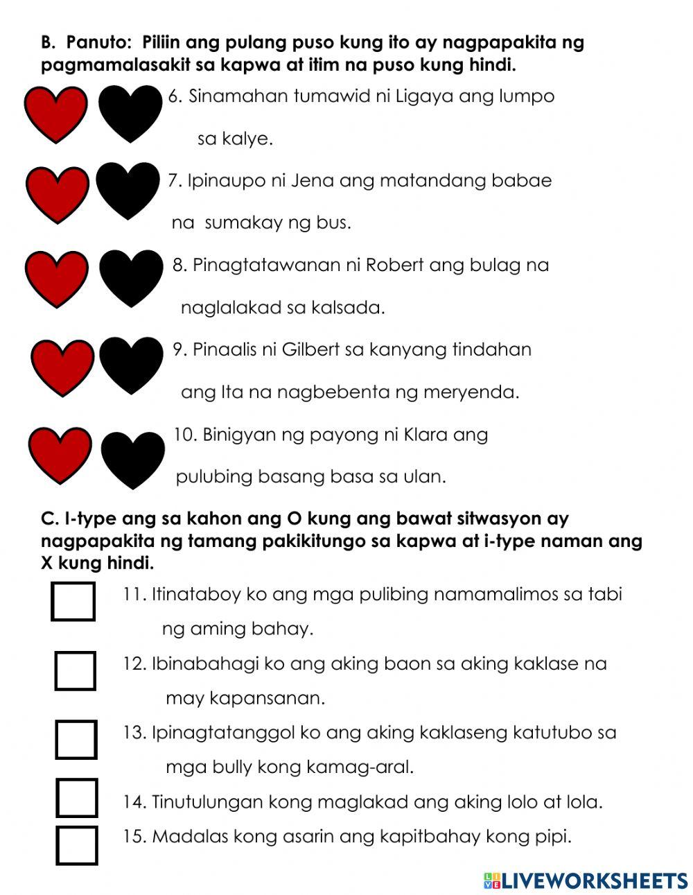 ESP 1-WEEK Nakikilala Ang Sariling Gusto, Interes,, 47% OFF