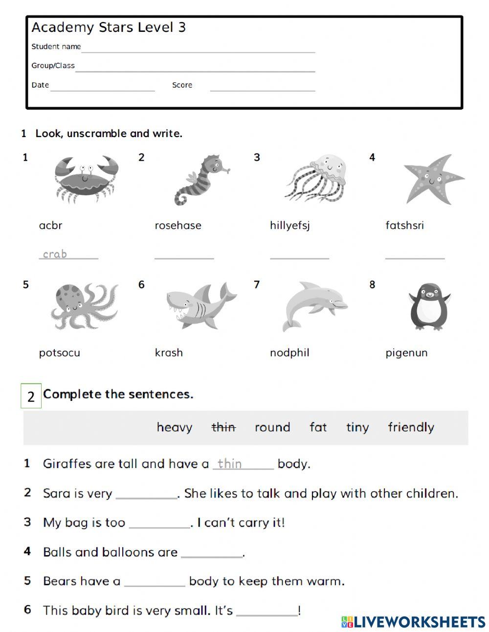 1679941 | Academy stars 3 unit 6-r+w | Vu Mai