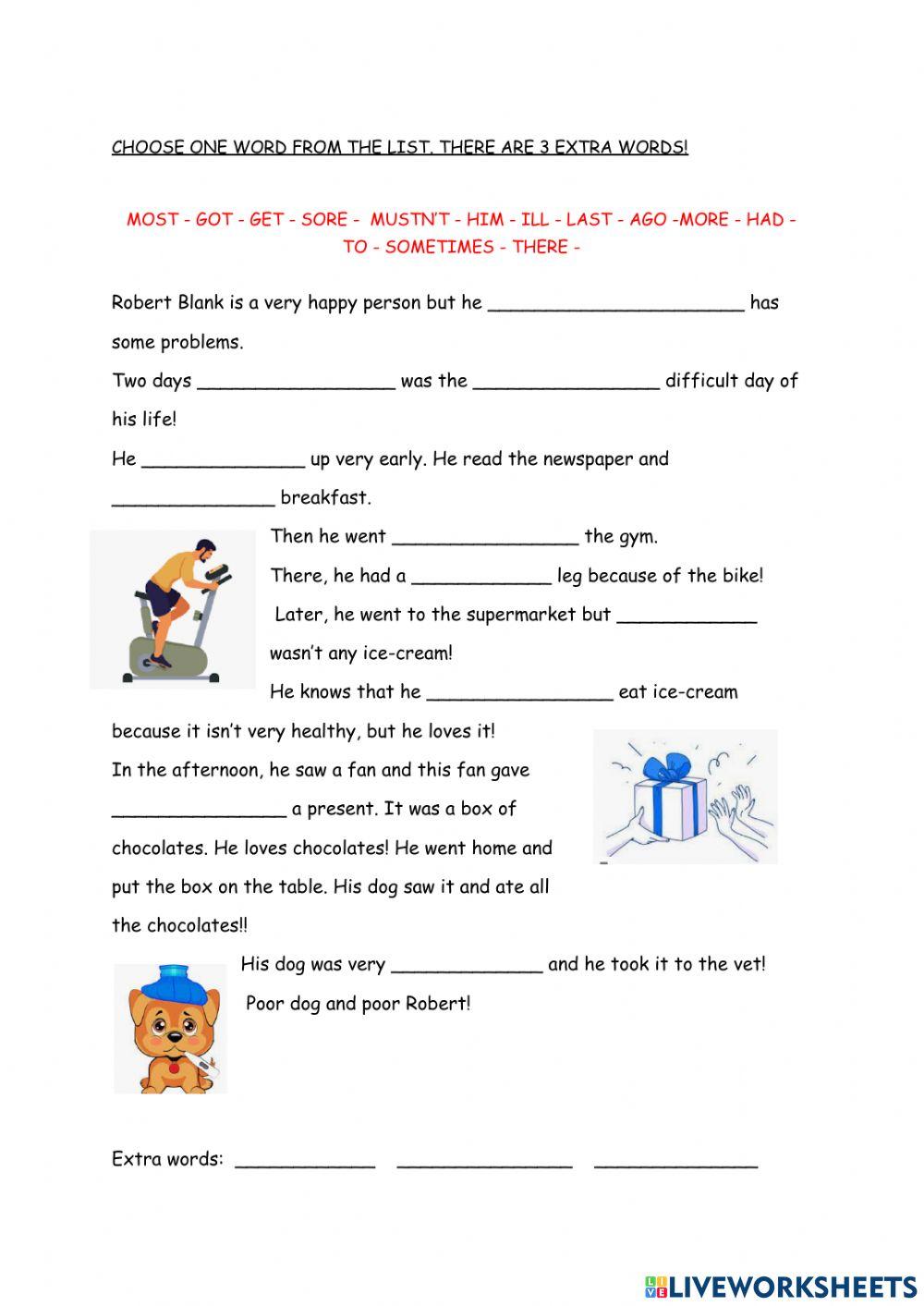 Mock test 2 exercise | Live Worksheets