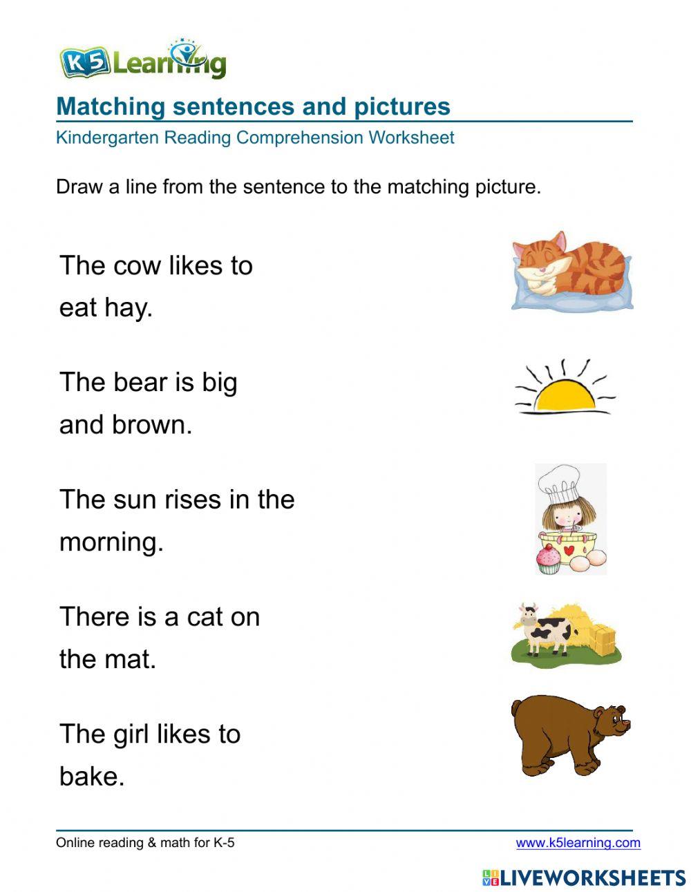 I can see online exercise for | Live Worksheets