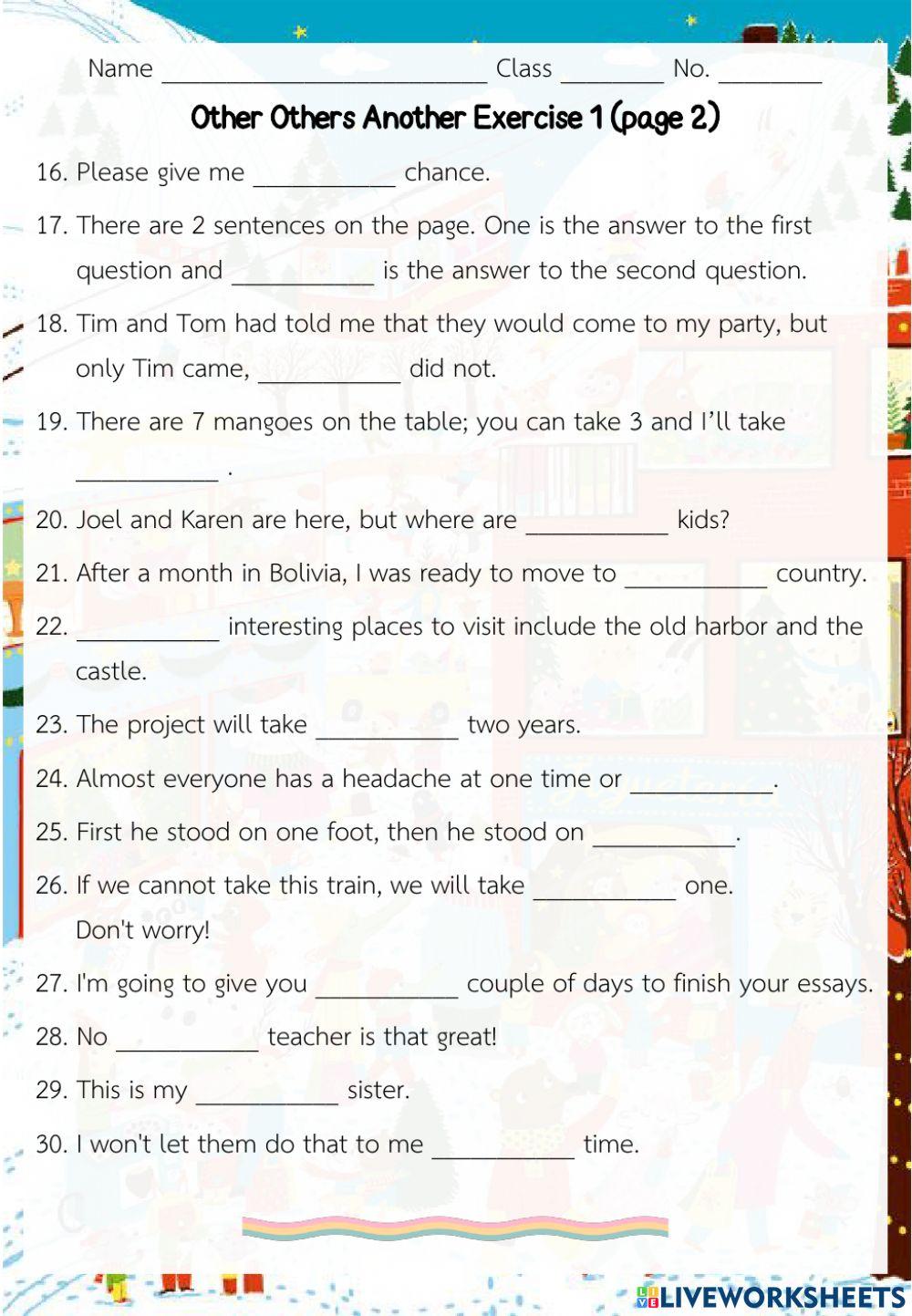 Other Others Another 3493481 | jarukit | LiveWorksheets