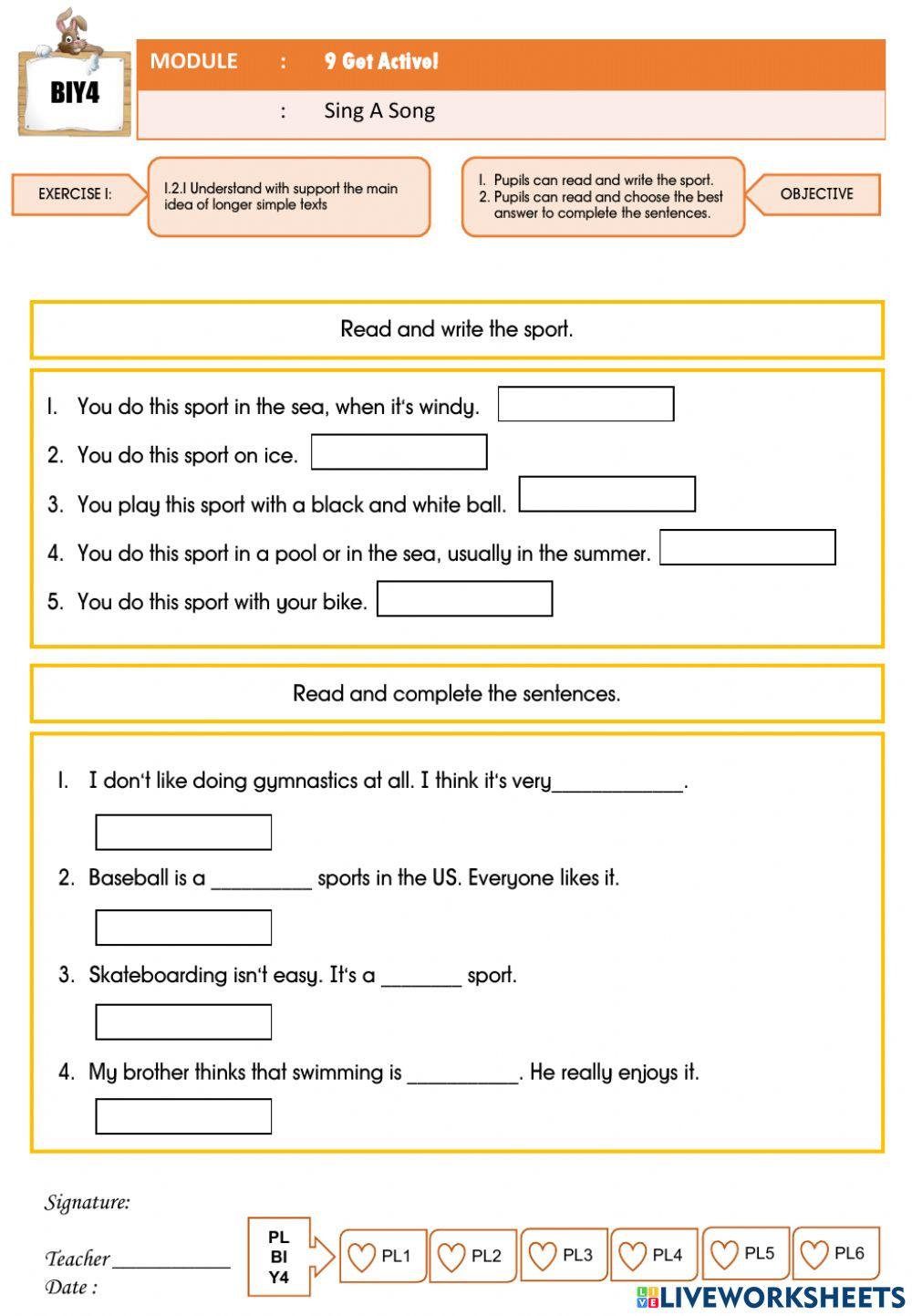 25-11 Year 4 Module 9 worksheet | Live Worksheets