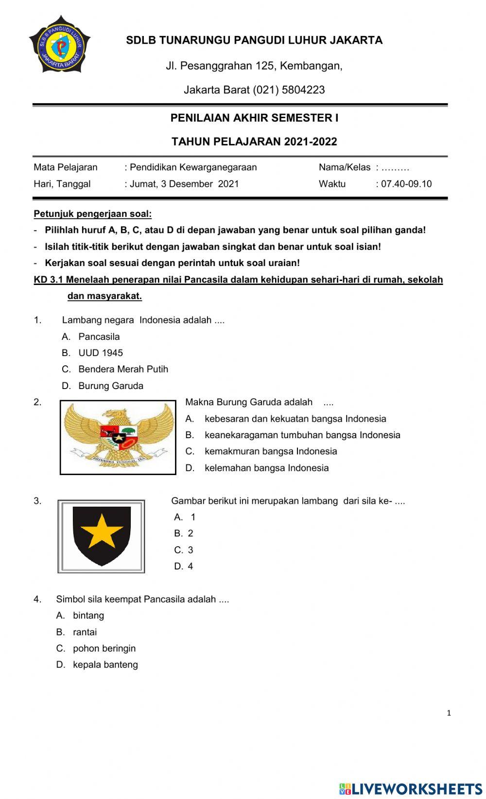 Pkn interactive activity for D6 | Live Worksheets