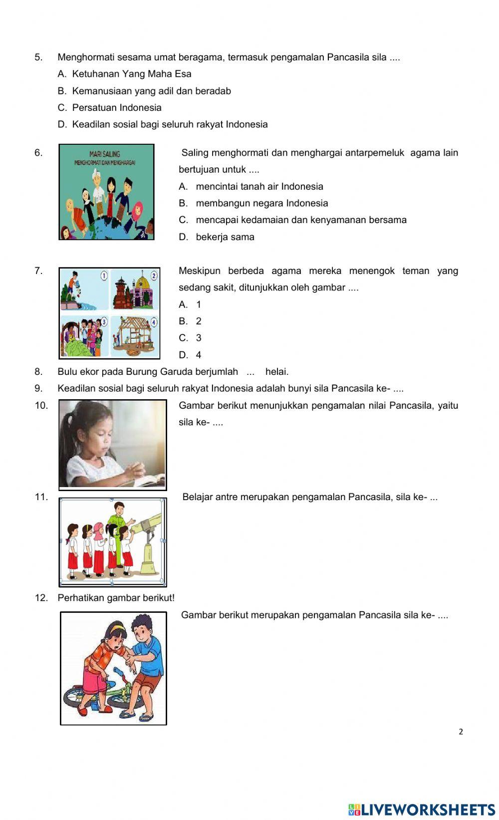 Pkn interactive activity for D6 | Live Worksheets