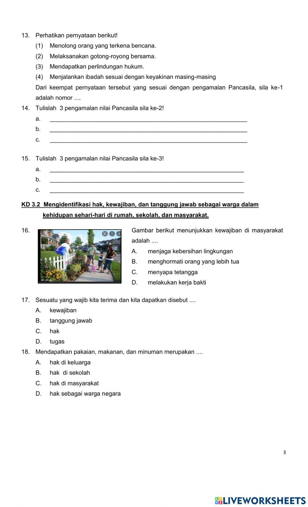 Pkn interactive activity for D6 | Live Worksheets