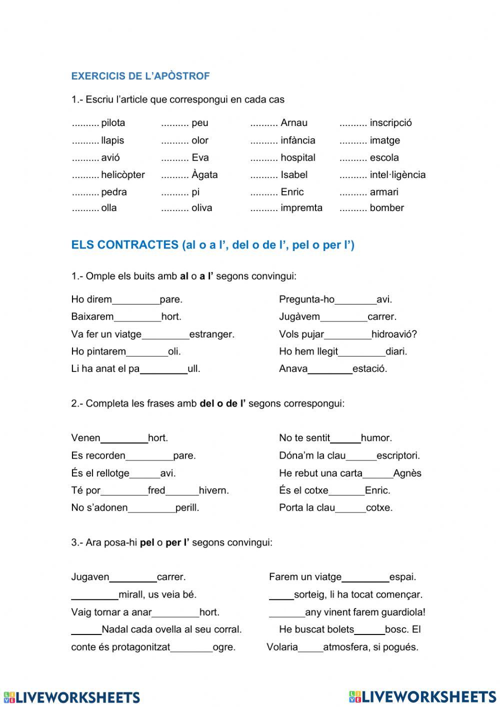 2604041 | L'apòstrof II | scorbell | LiveWorksheets