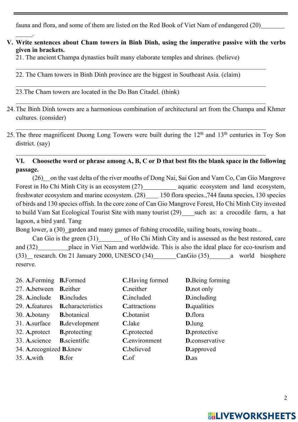 G9 Reading and … | Free Interactive Worksheets | 1680711