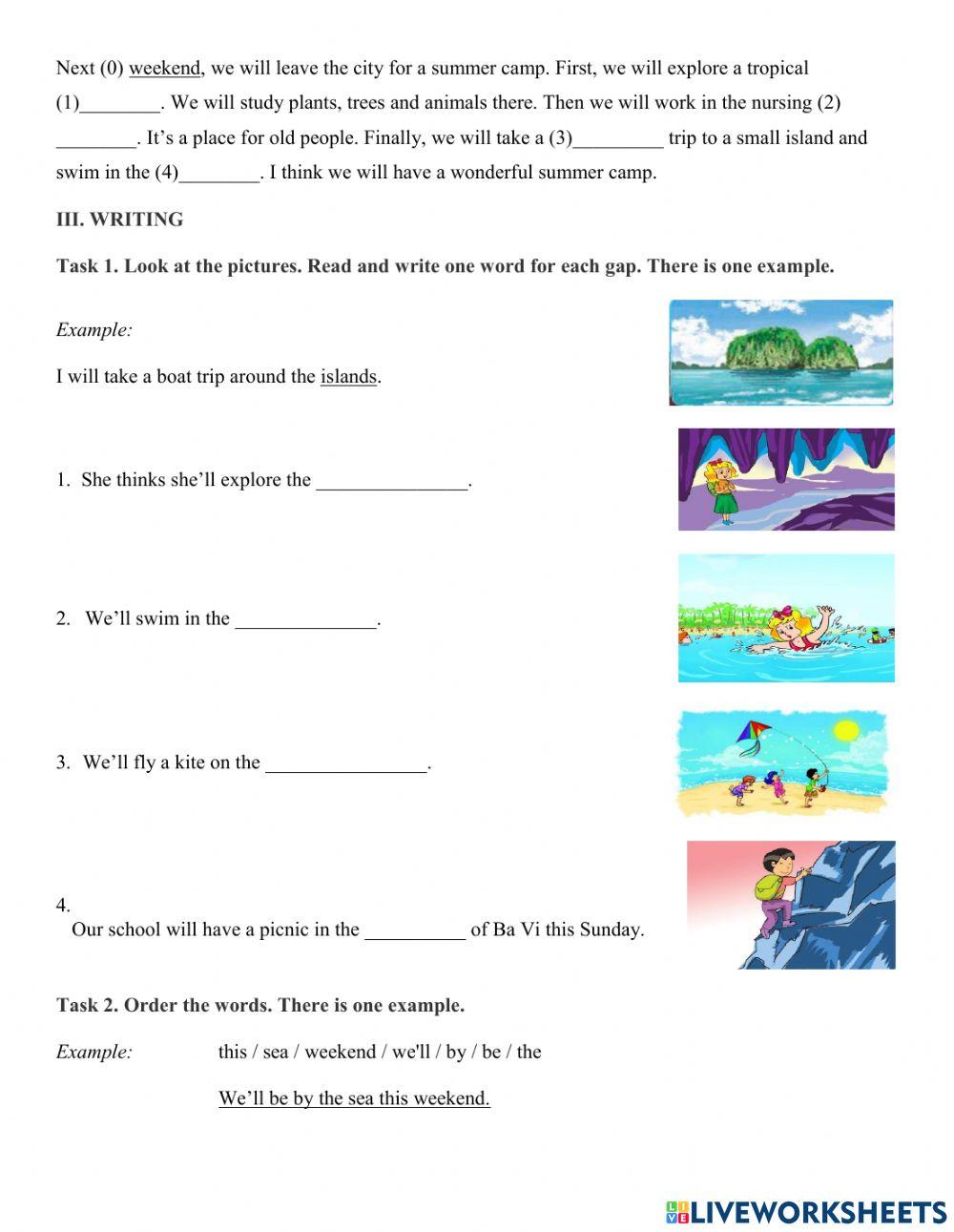 U5.reading G5 worksheet | Live Worksheets