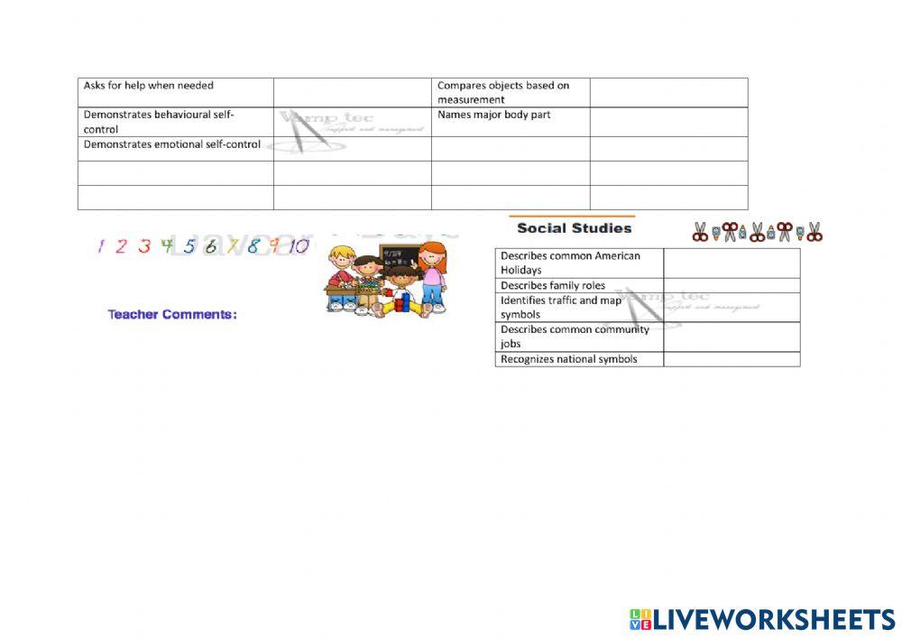 Foundation Phase gr R-3 Report card 1680969 | Grace Vogt