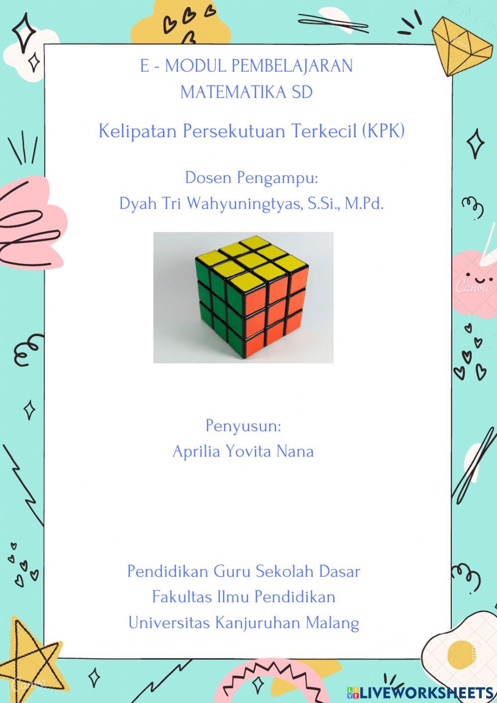 Kelipatan persekutuan terkecil worksheet | Live Worksheets