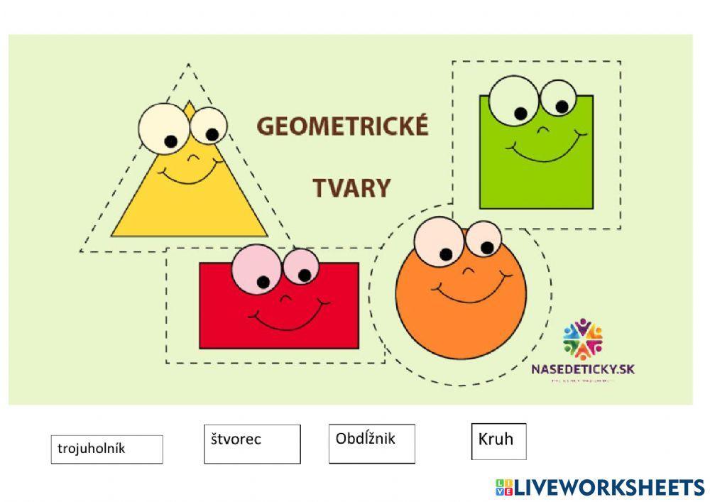 geo tvary 2538 | Adela Bandíková | Live Worksheets
