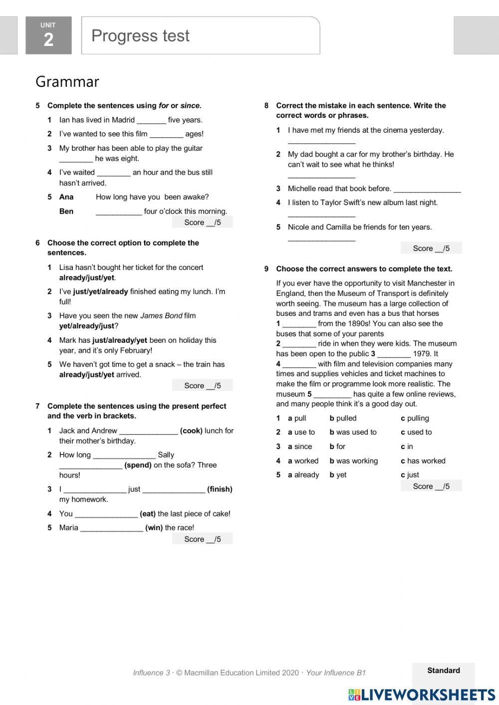 Reading Unit 2 3º eso online exercise for | Live Worksheets
