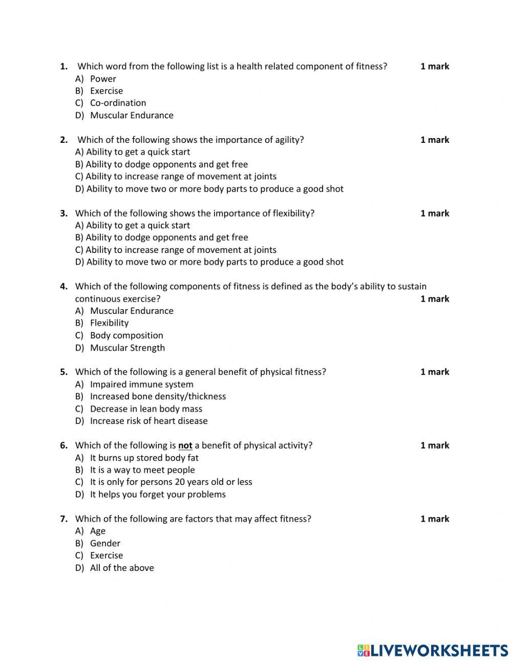 1681800 | End of term Exam year 9 | PEJGHS