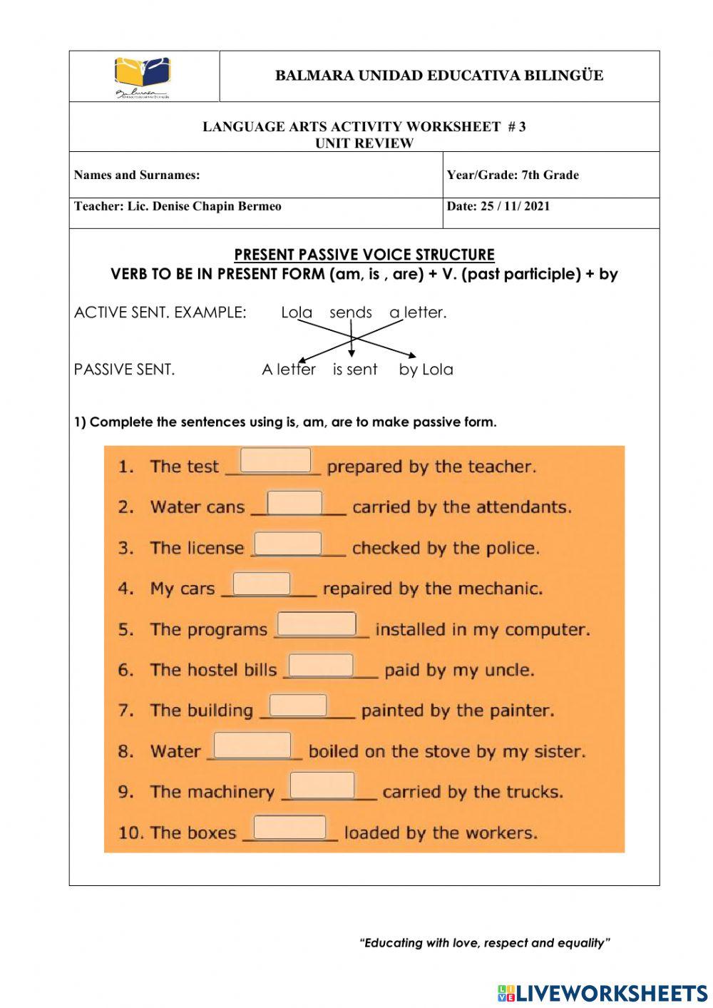 Unit review online pdf activity | Live Worksheets