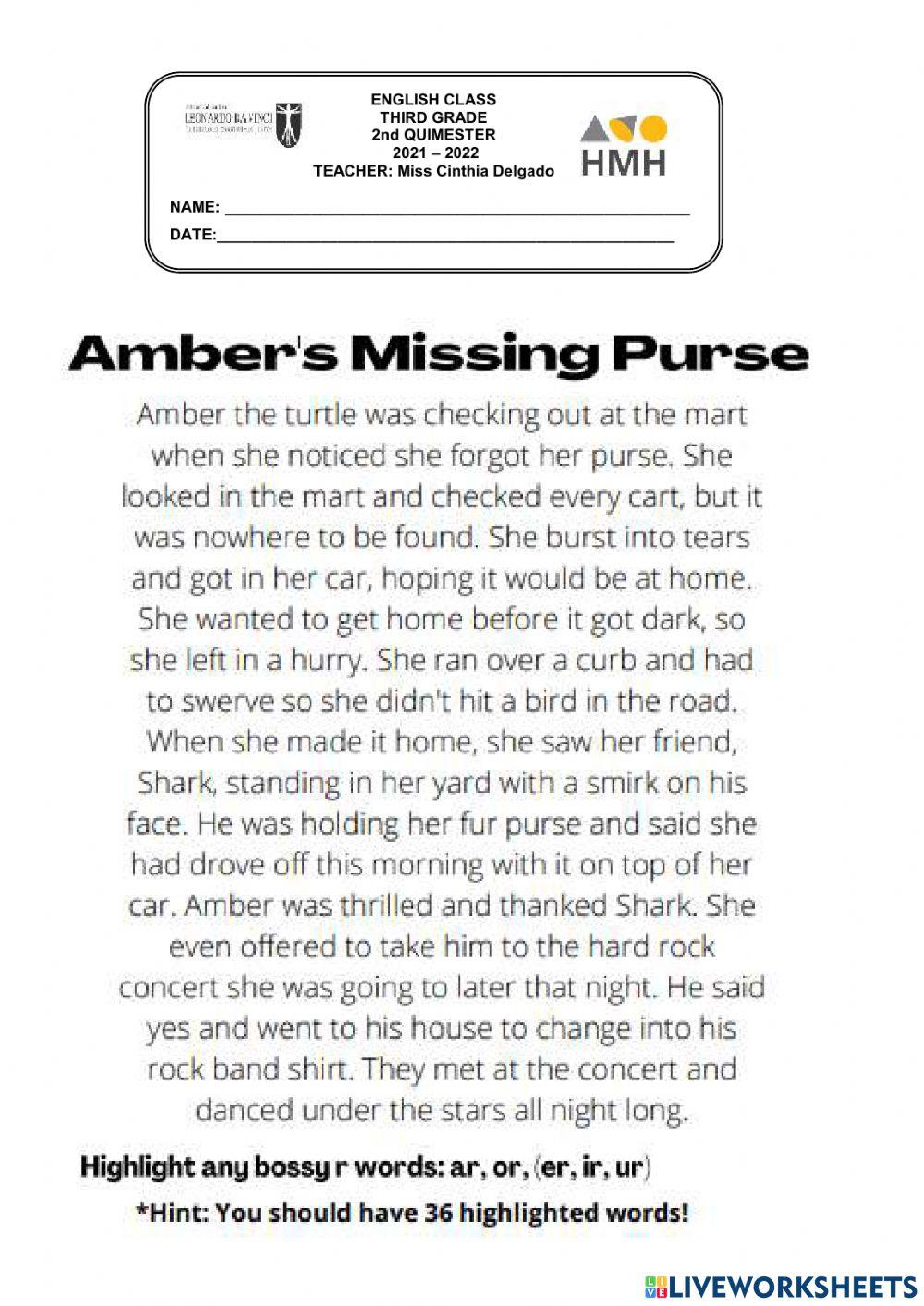 R-controlled activity | Live Worksheets