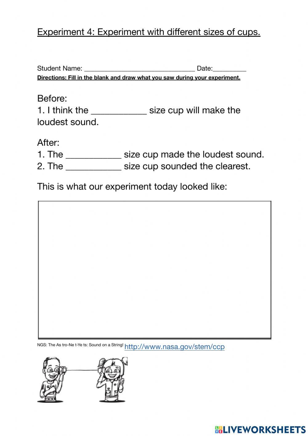 String cup phone 2512 | MissRebe | Live Worksheets