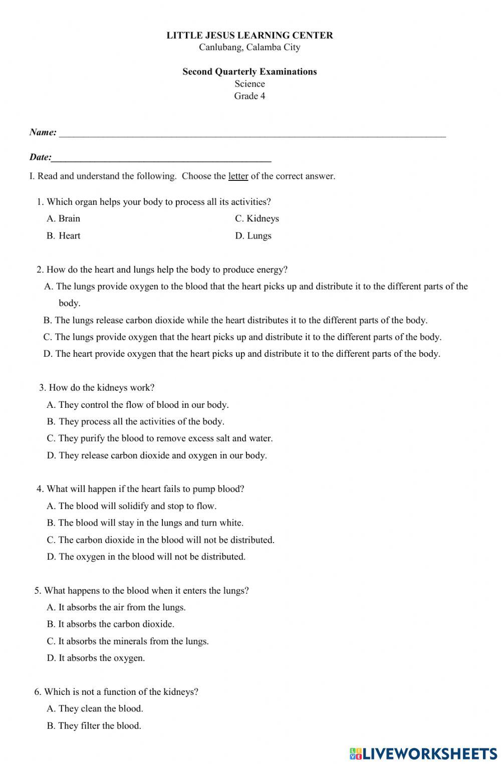 3494849 | 2ND QUARTER SCIENCE 4 | CJBuera