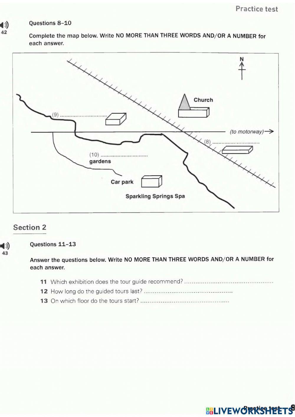 Get Ready practice test worksheet | Live Worksheets