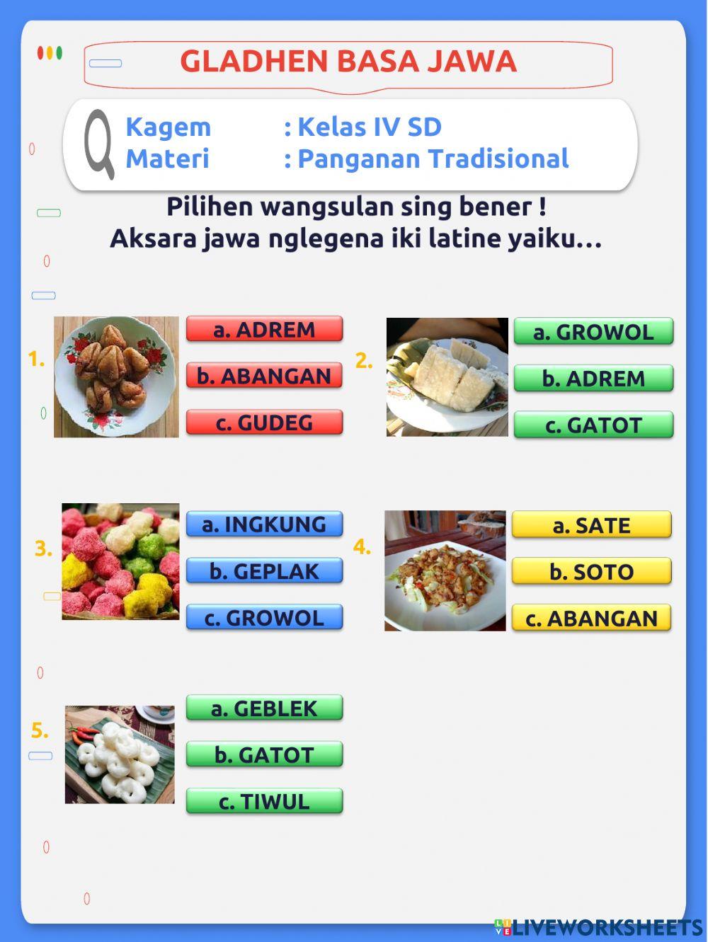 Panganan Tradisional 1684851 | auraaisyah26 | Live