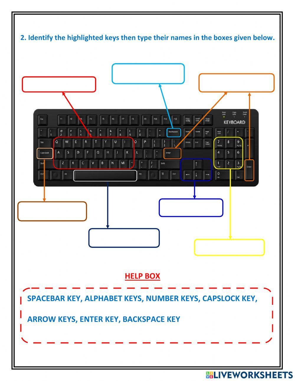 2c Keyboard Online Exercise For | Live Worksheets