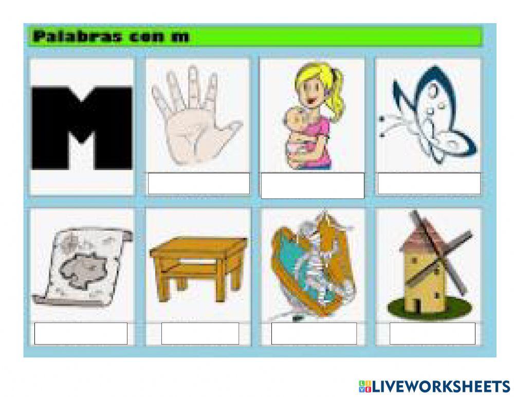 REPASO SILABAS M online exercise for | Live Worksheets