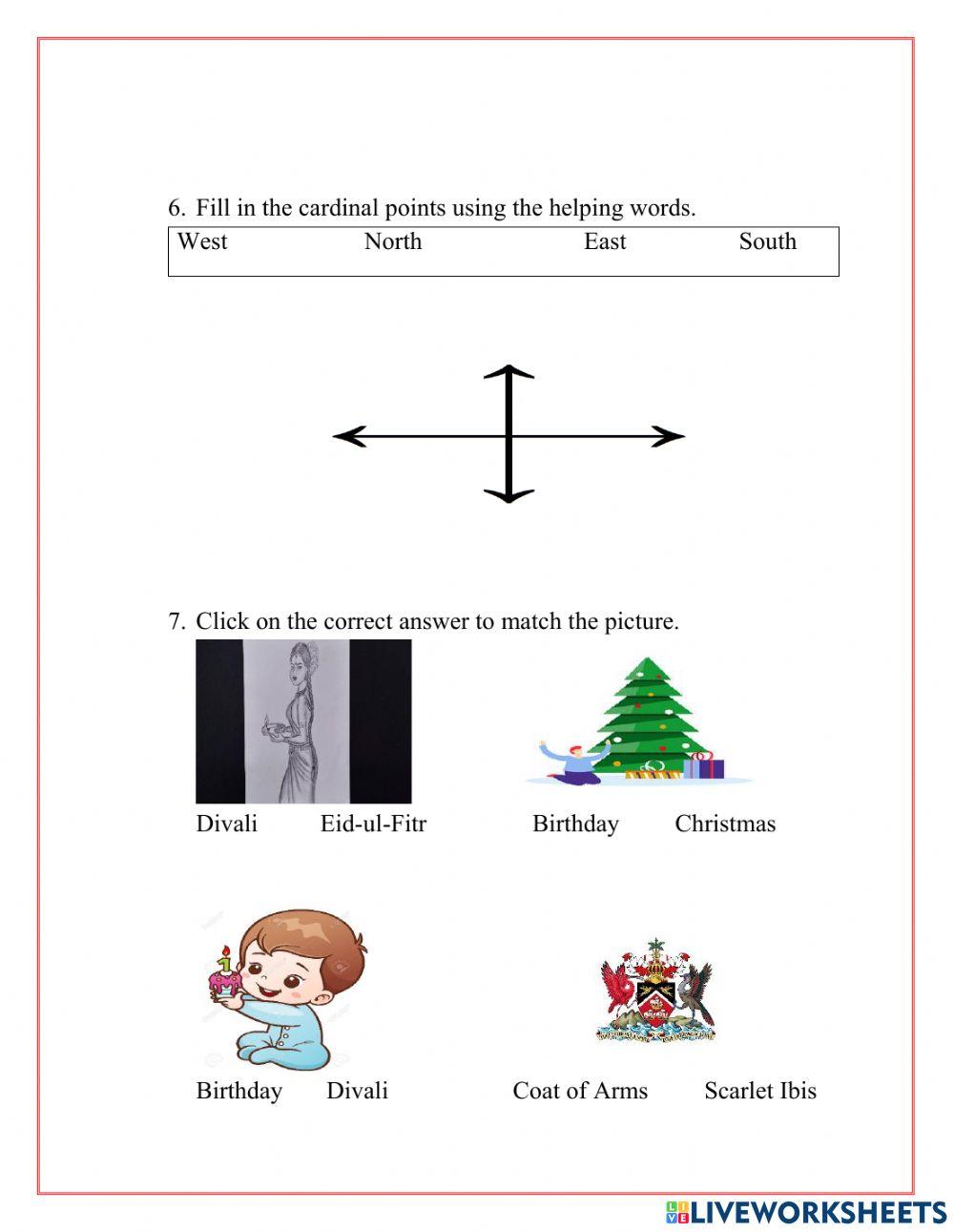 Social Studies Second Year Term 1 Test online exercise for | Live ...
