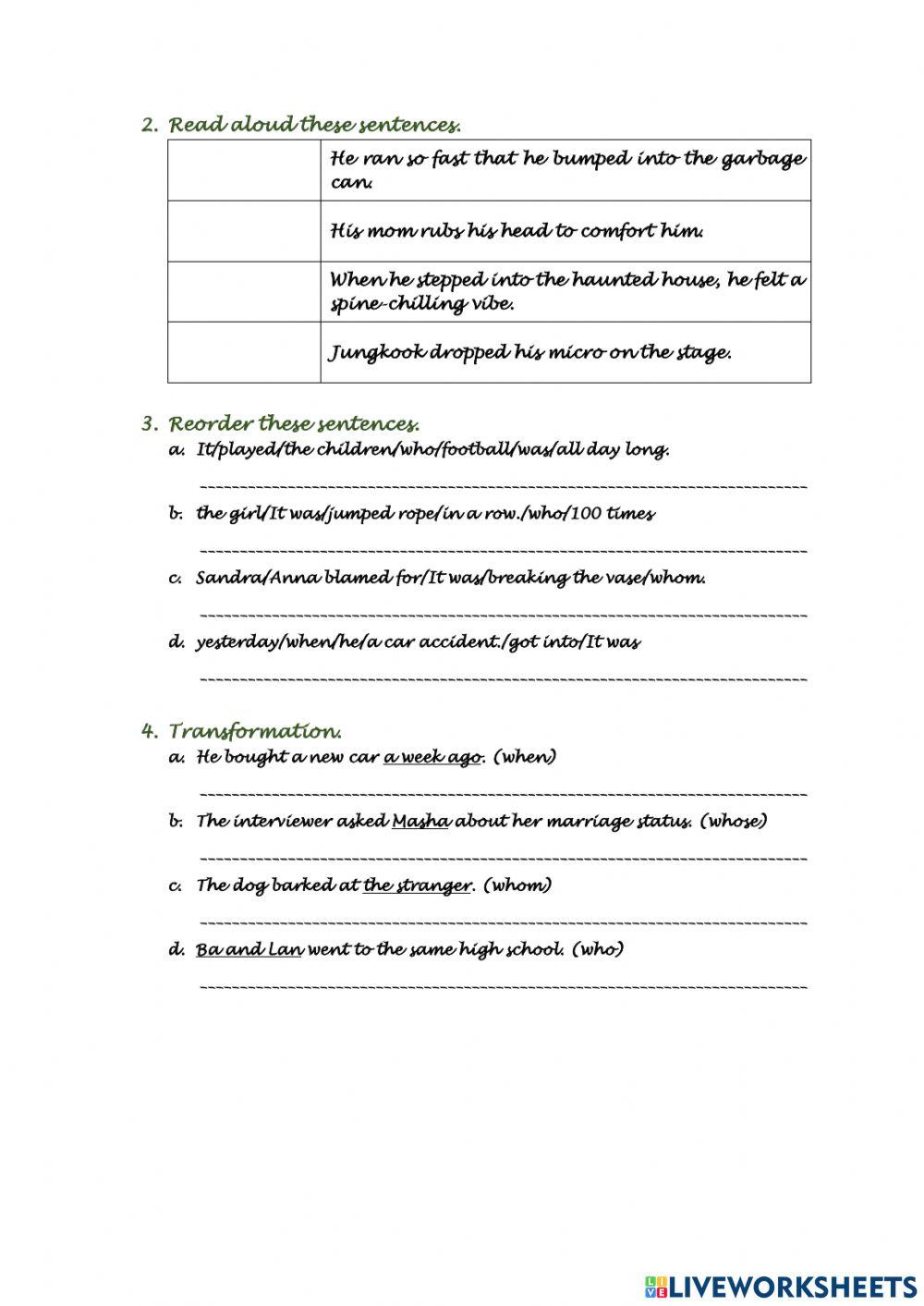 CALT - TA1811 -… | Free Interactive Worksheets | 2606647