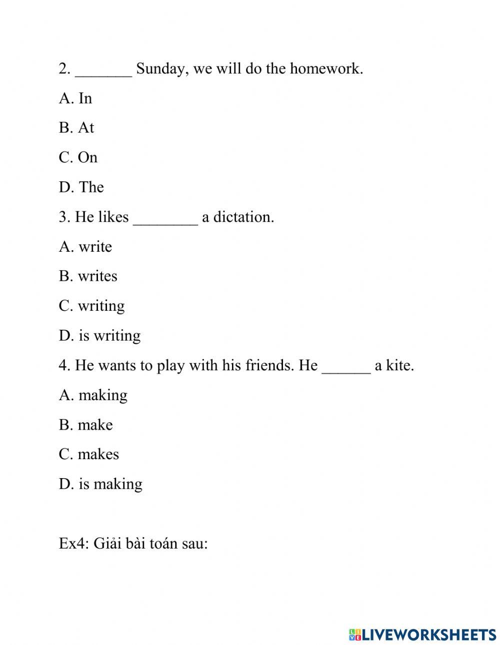 BT unit 16 worksheet | Live Worksheets