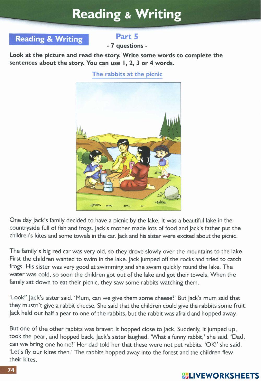 3495346 | Flyers Reading Test 3 Part 4-6 | Nguyễn Quỳnh