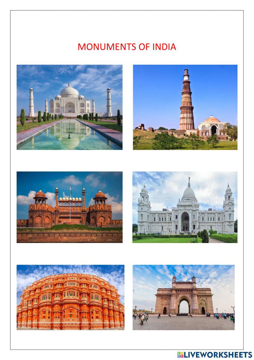 MONUMENTS OF INDIA 5252092 | Neetu93154 | Live