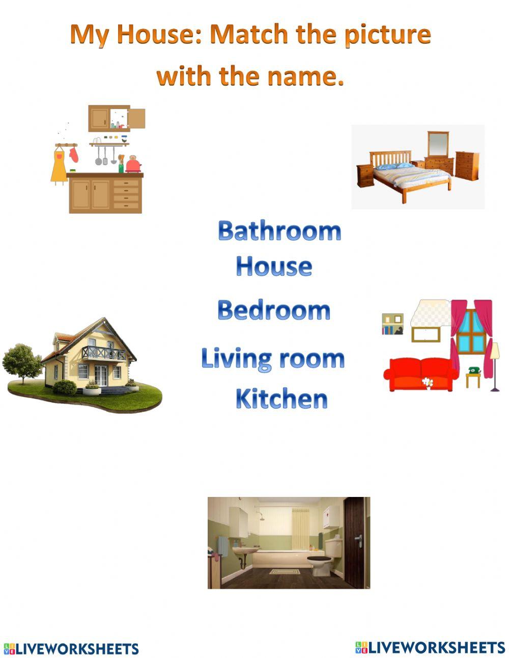 House | LiveWorksheets | 1687167