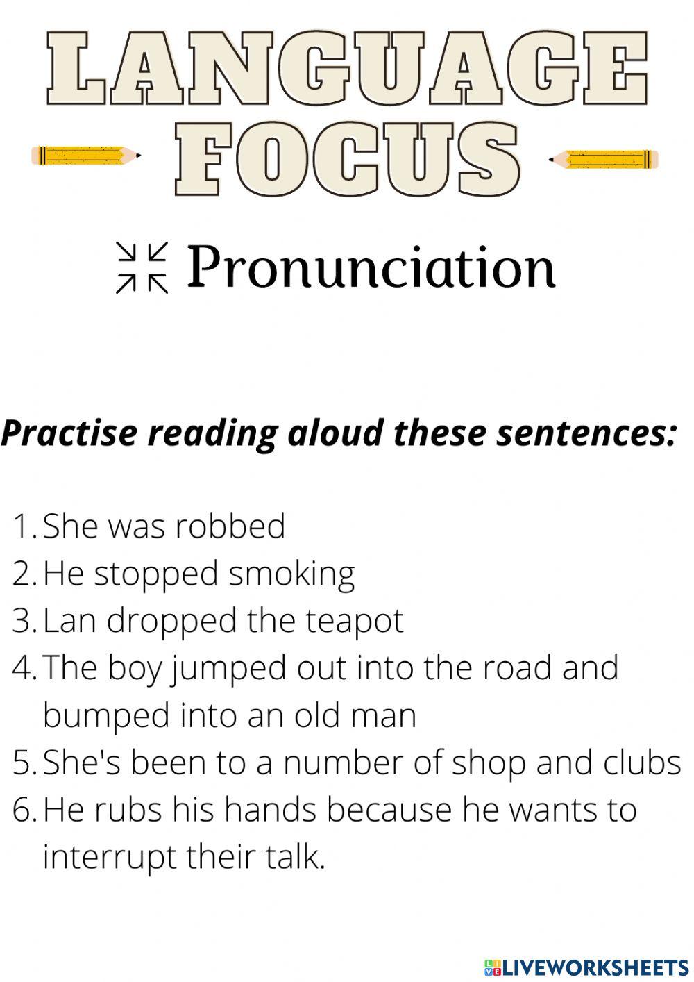 Unit 13 - Language Focus interactive worksheet | Live Worksheets