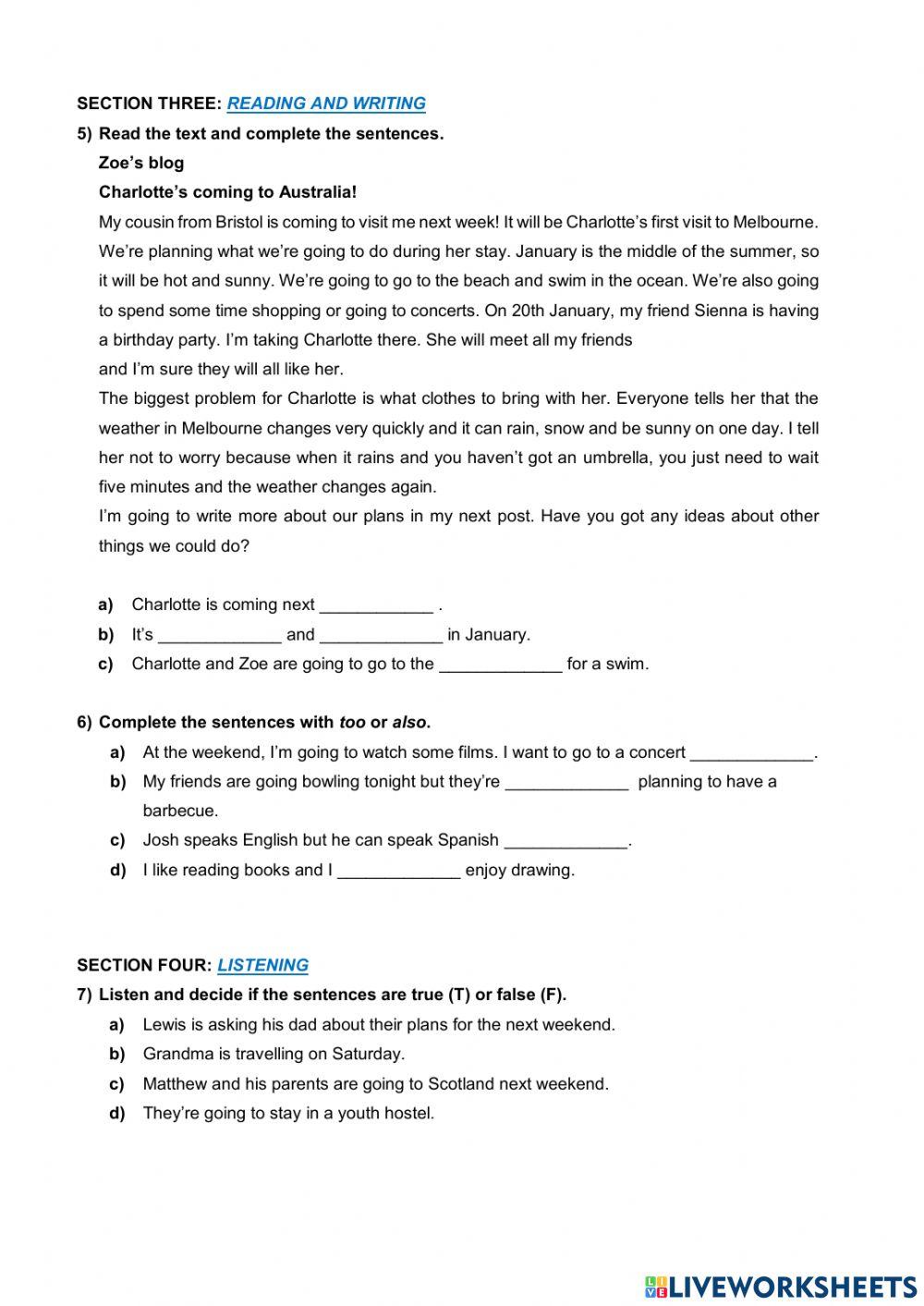 2021-2022 8th lvl 2 2-1 (1) online exercise for | Live Worksheets