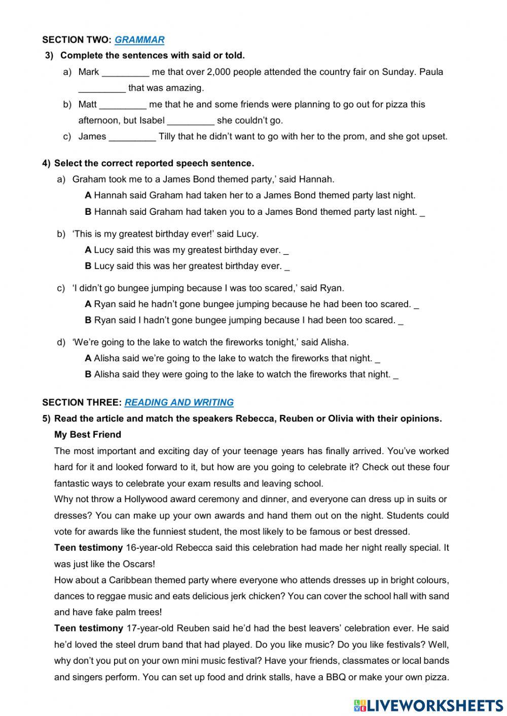 2021-2022 10th lvl 2-1 (1) online exercise for | Live Worksheets