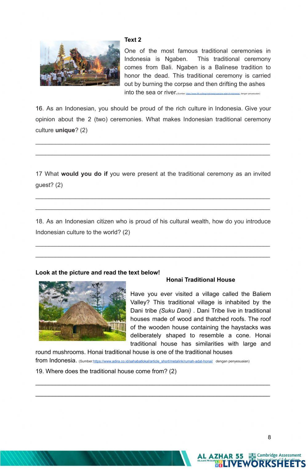 GRADE 4 THEME 1 MID YEAR EXAM 2021-2022 online exercise for | Live ...