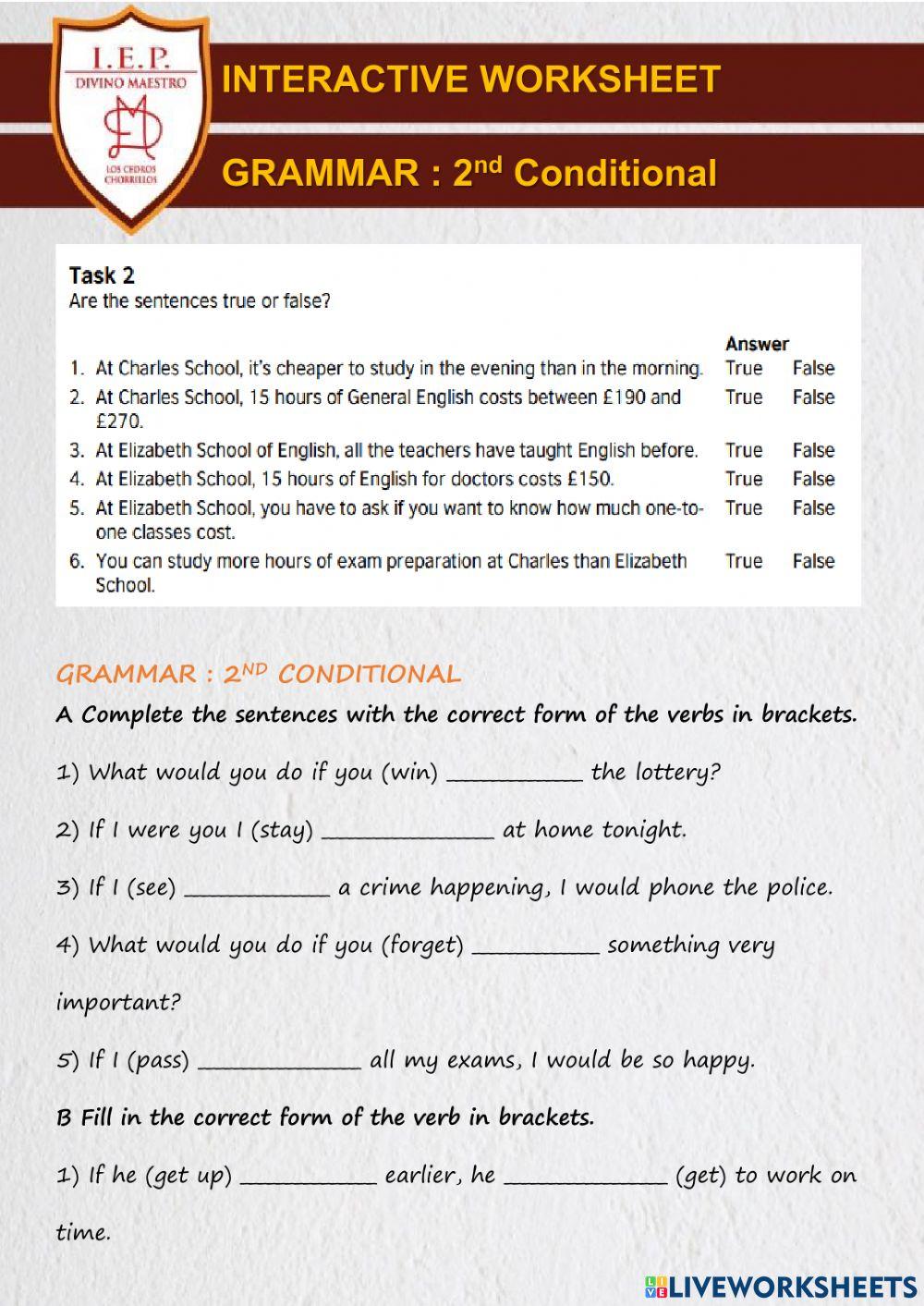 Pdf online exercise: English practice | Live Worksheets