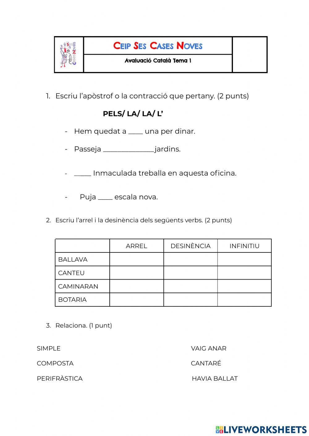 Accents interactive worksheet | Live Worksheets