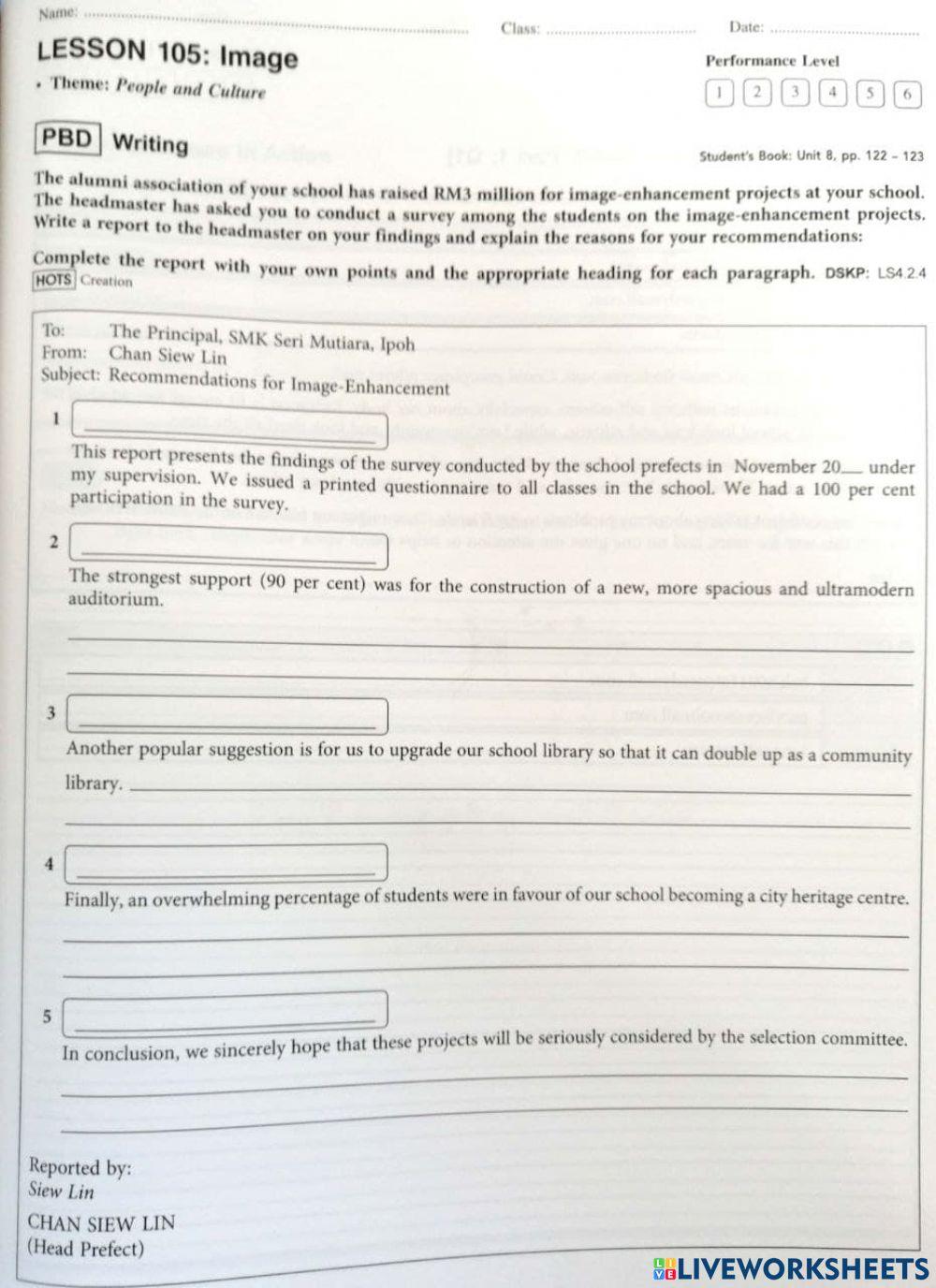 Form 4 Report Writing Unit 8 Image 2811 | mevalery