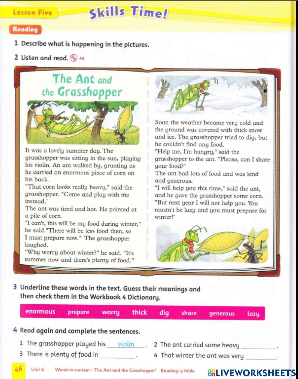 FF4 Unit 6 lesson 3 skills time 1 3957332 | Tu AEKT-DD