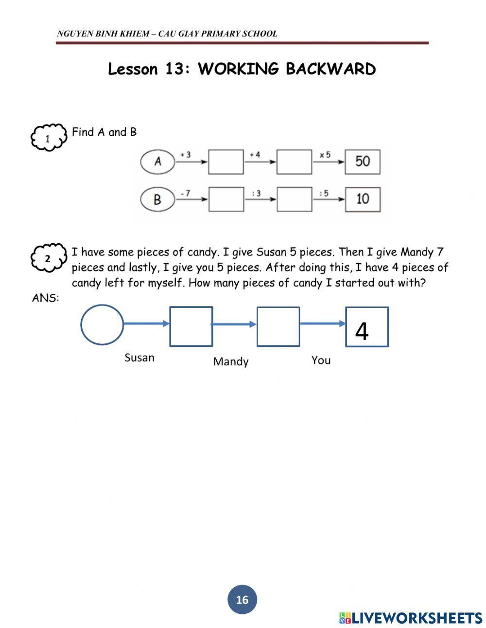 Grade 3- week 13 online exercise for | Live Worksheets